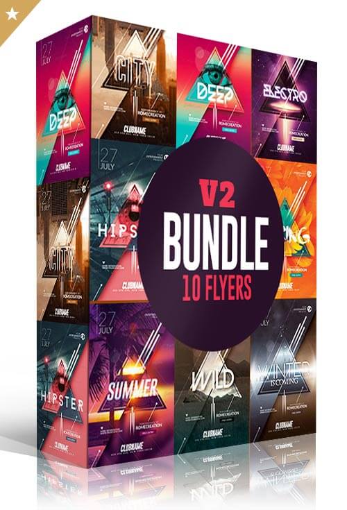 10 Flyer PSD Templates | Creative Bundle - CreativeFlyers