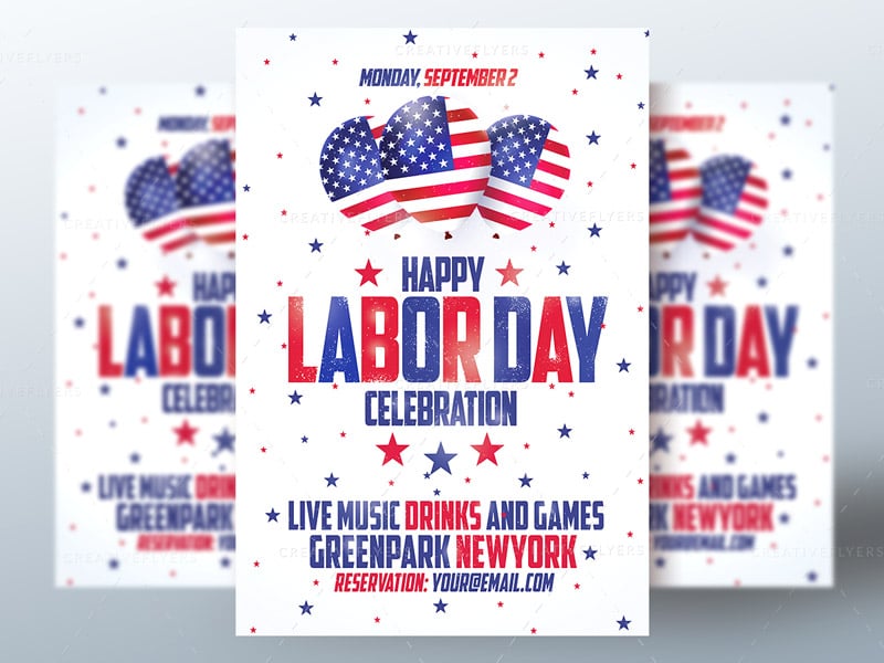 Customizable Labor Day Celebration Invite - Creative Flyers
