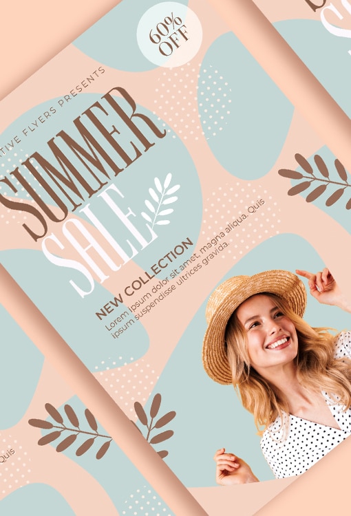 Summer Collection Flyer Design | Print Templates - Creativeflyers