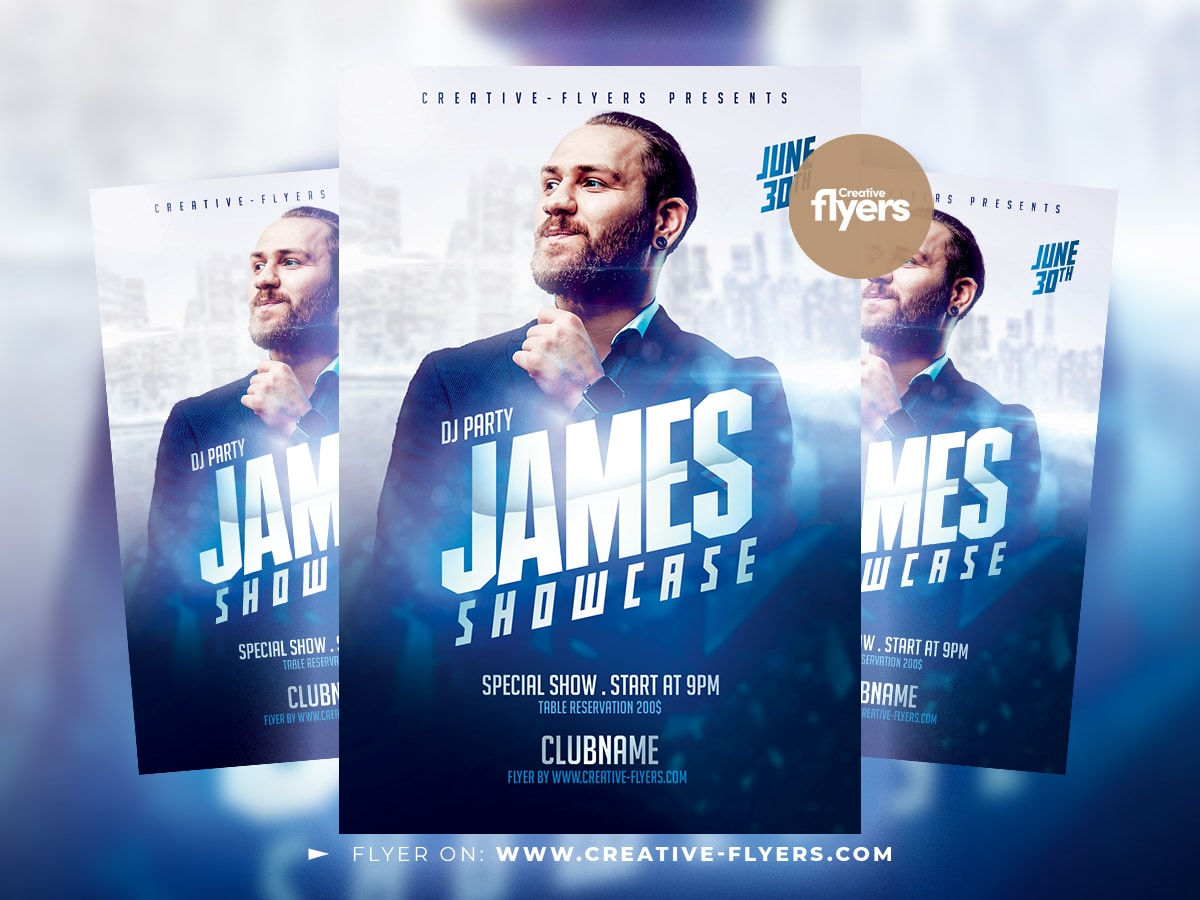 Dj Party Flyer Design (PSD) to Download - Creative Flyers