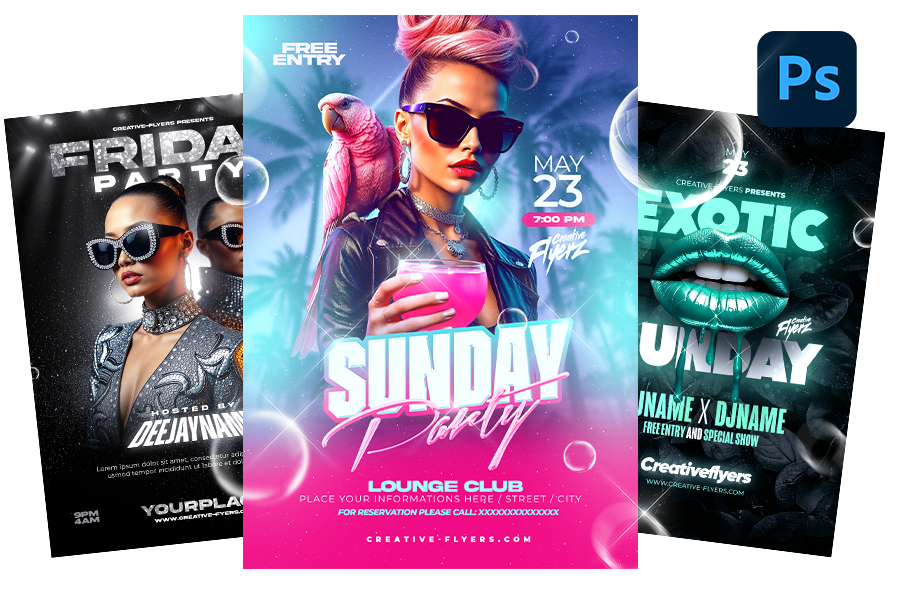Download and create great Flyer Designs with ease - Creativeflyers